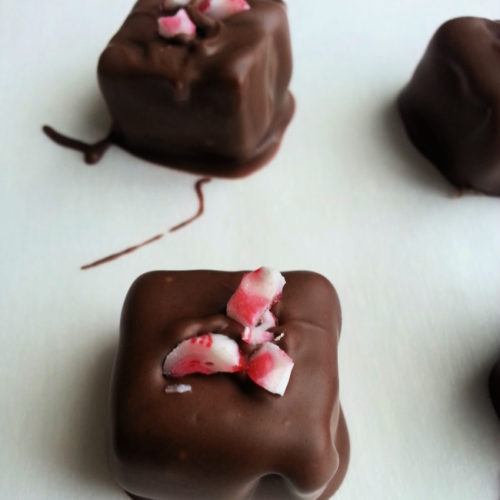Delicious Candy Cane Caramels Recipe - Creative Cynchronicity
