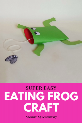 Super Easy Eating Frog Craft - Creative Cynchronicity