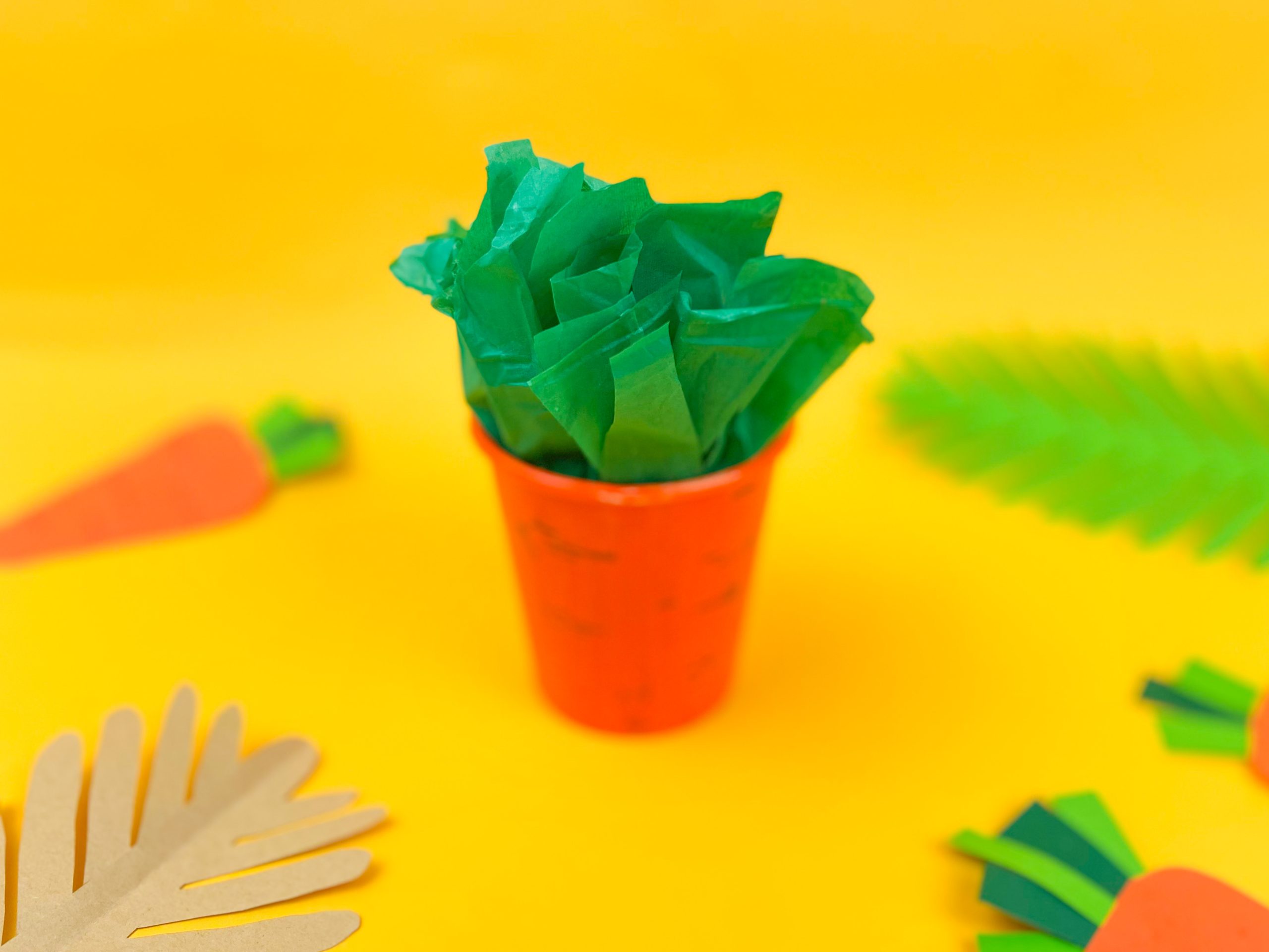 Carrot Paper Cups - Creative Cynchronicity