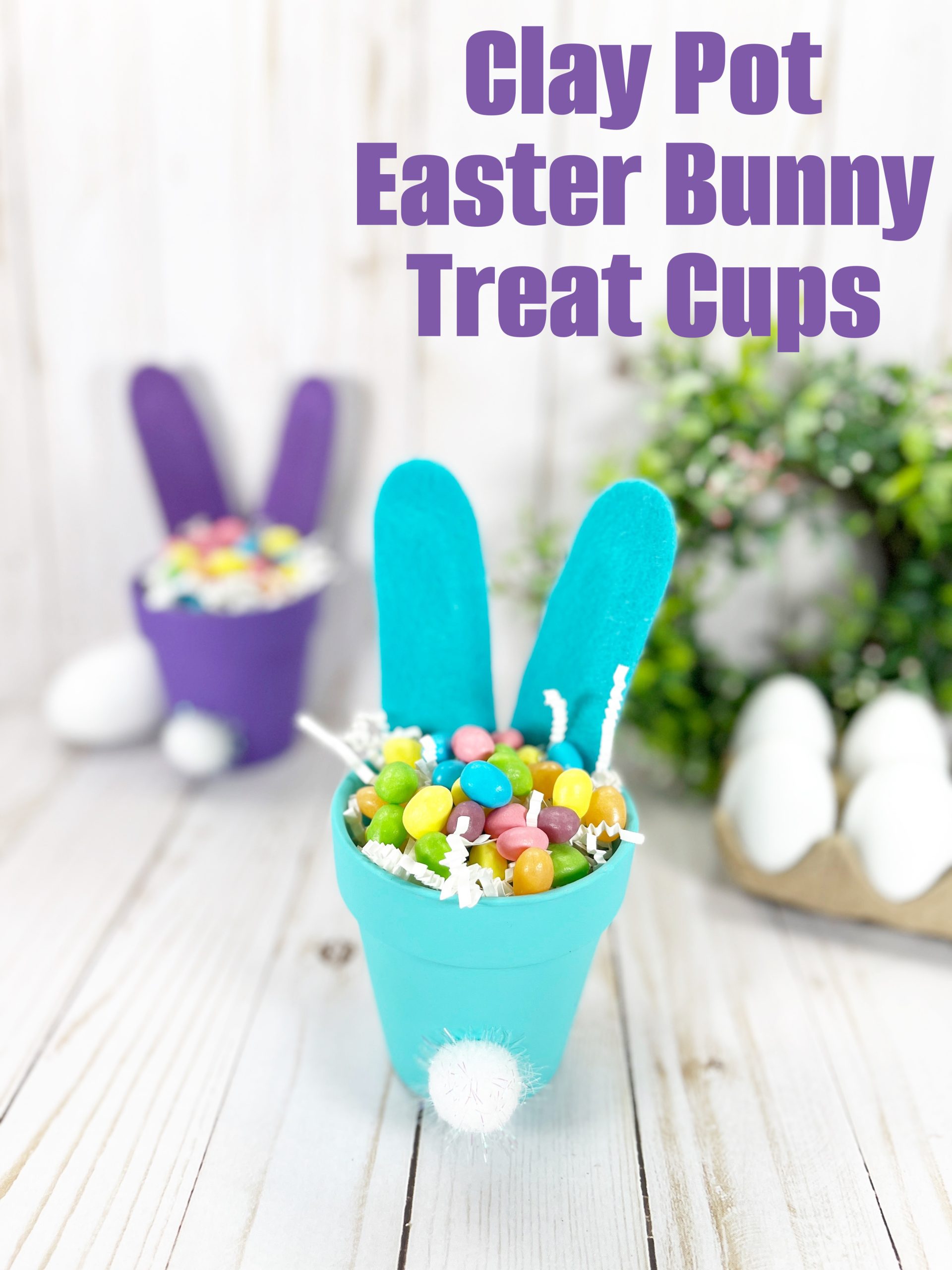 Clay Pot Easter Bunny - Creative Cynchronicity