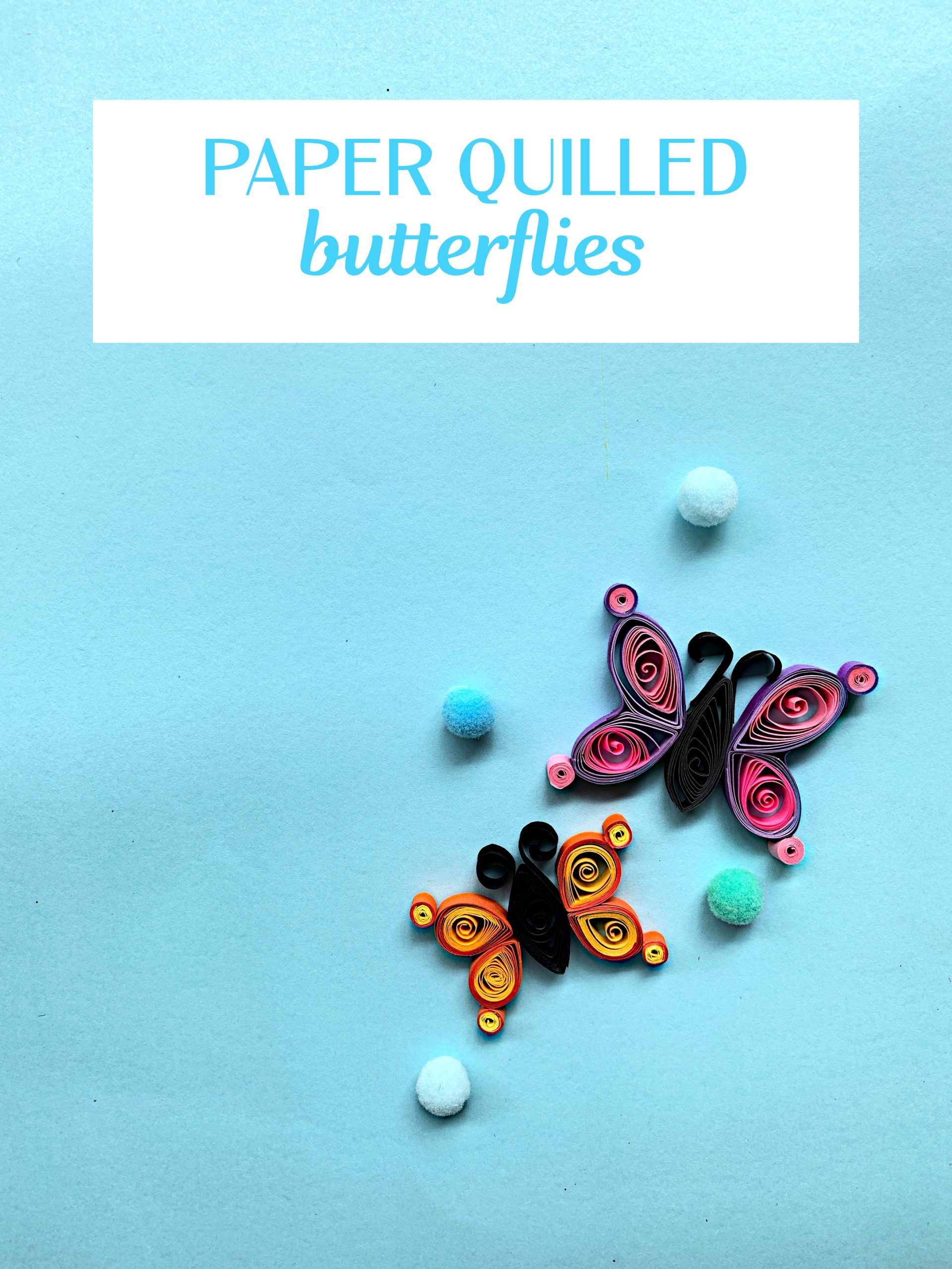 Paper Quilled Butterfly - Creative Cynchronicity