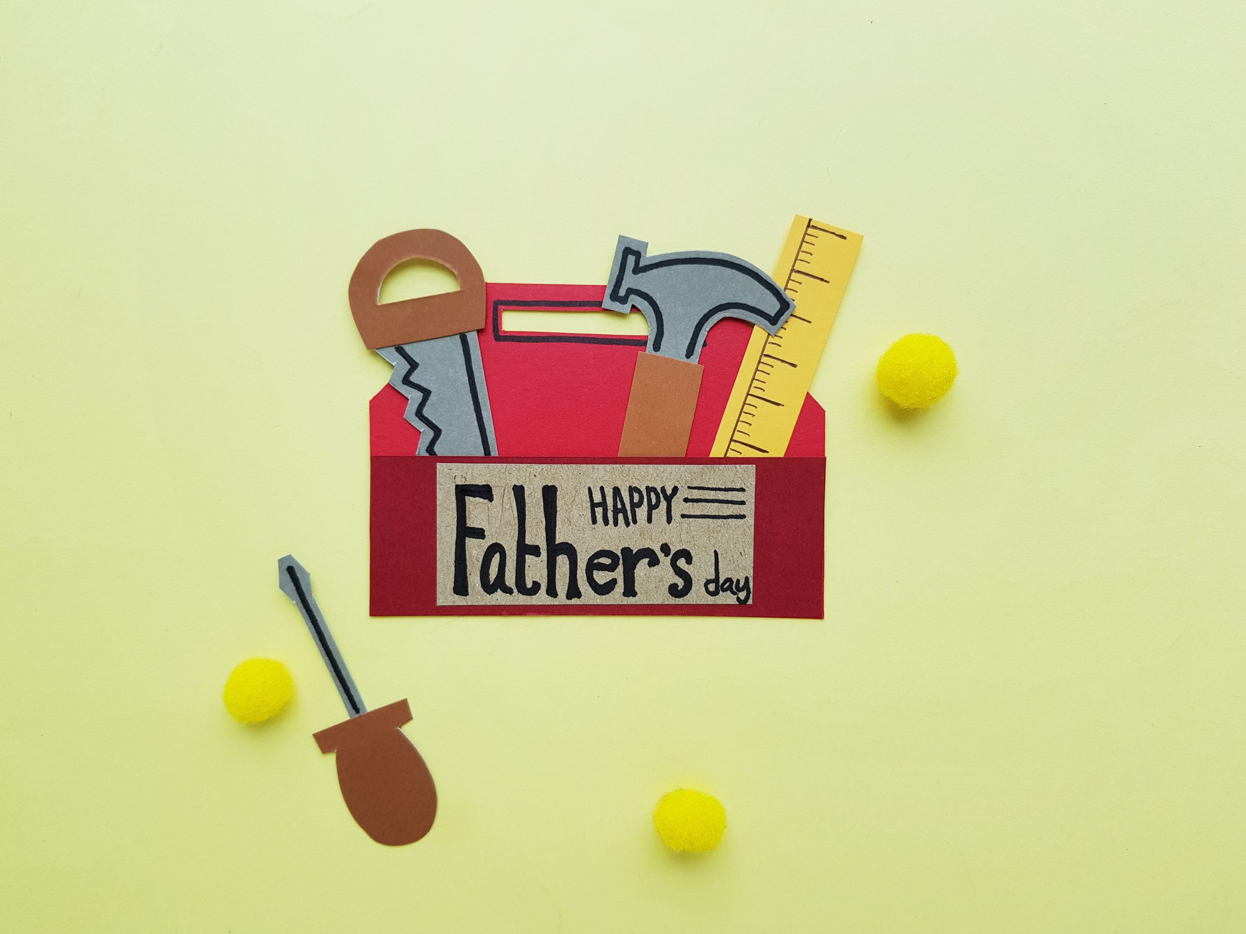 Father's Day Tool Box Card - Creative Cynchronicity