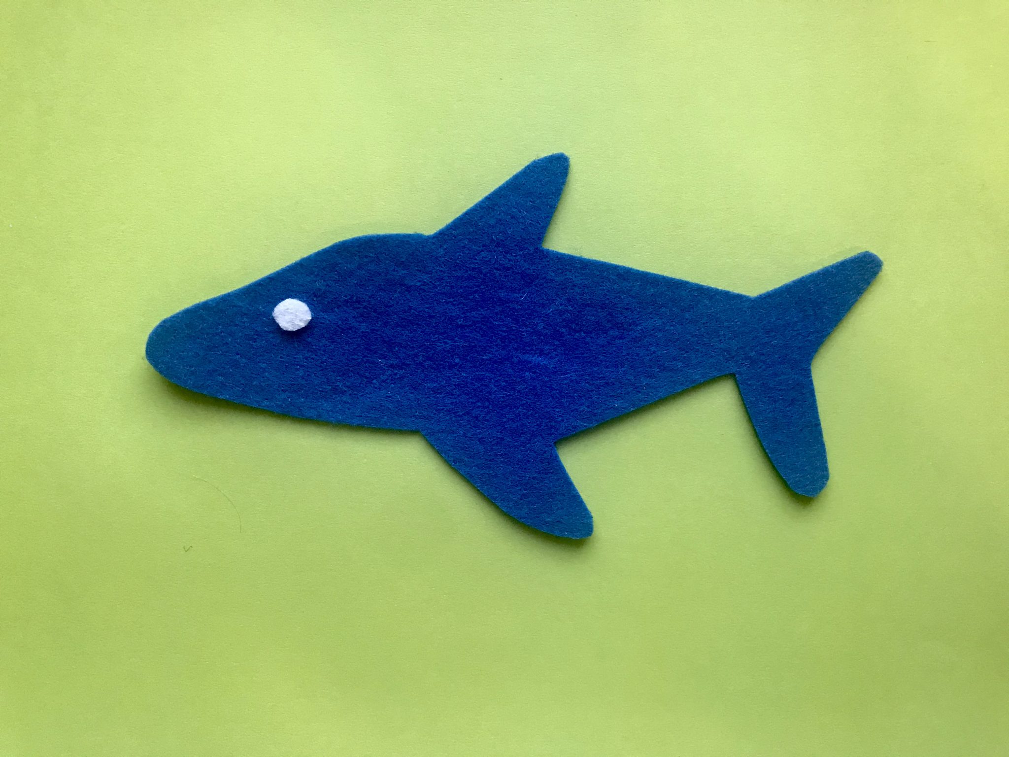 DIY Felt Shark - Creative Cynchronicity