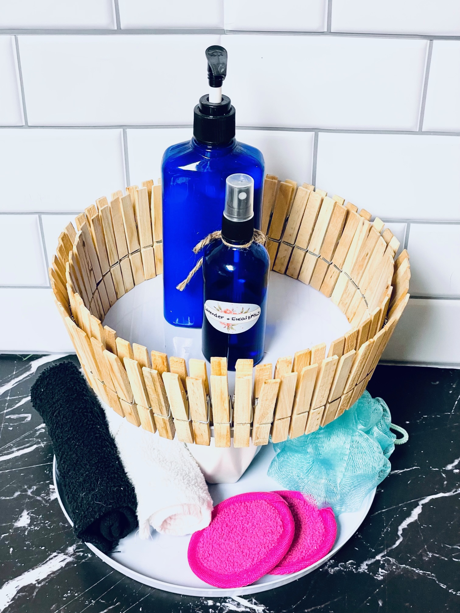 Dollar Store Tiered Tray - Creative Cynchronicity