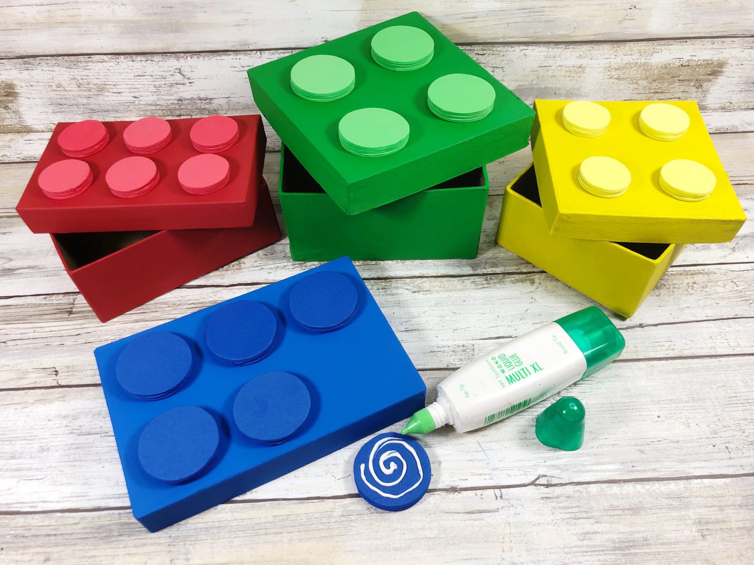 DIY Lego Brick Boxes - Creative Cynchronicity