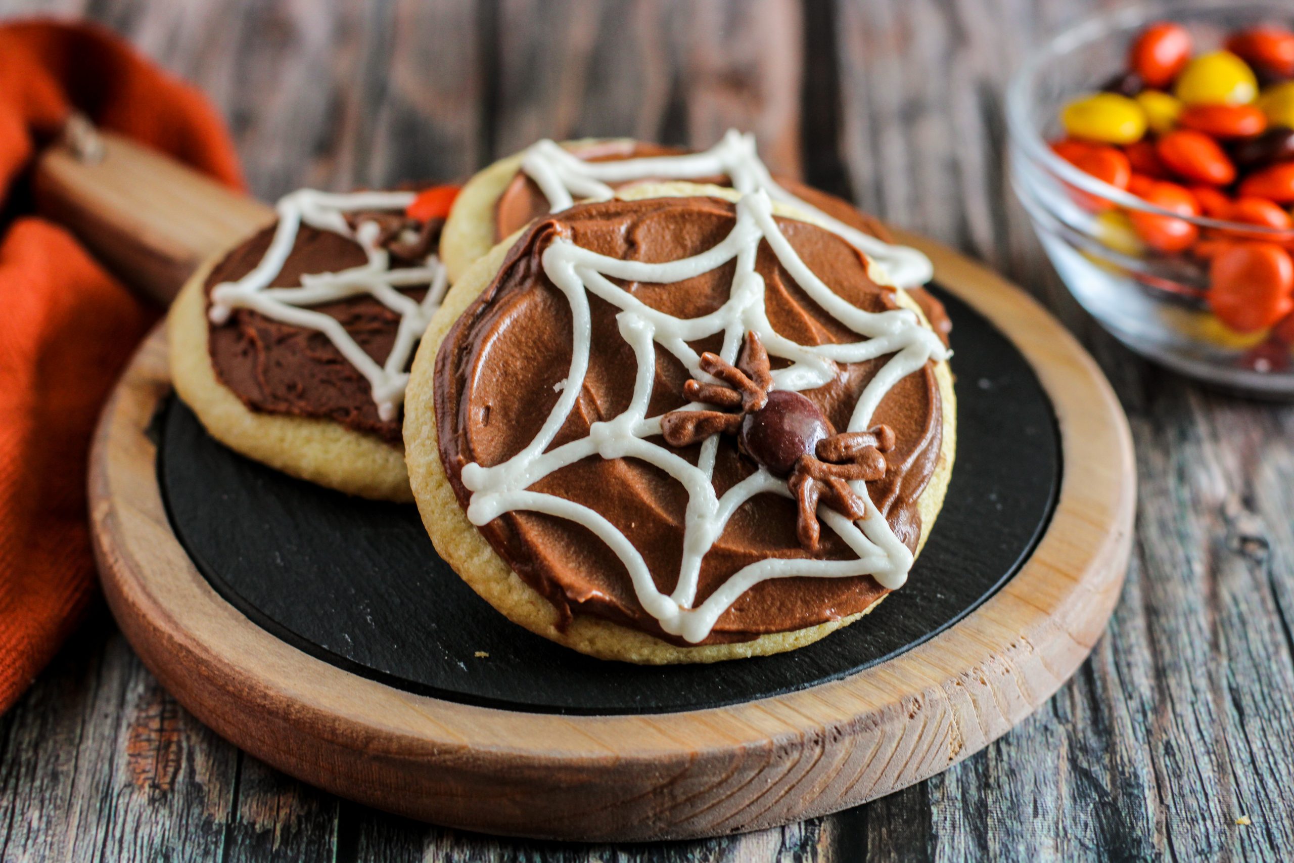 Spider Web Sugar Cookies - Creative Cynchronicity