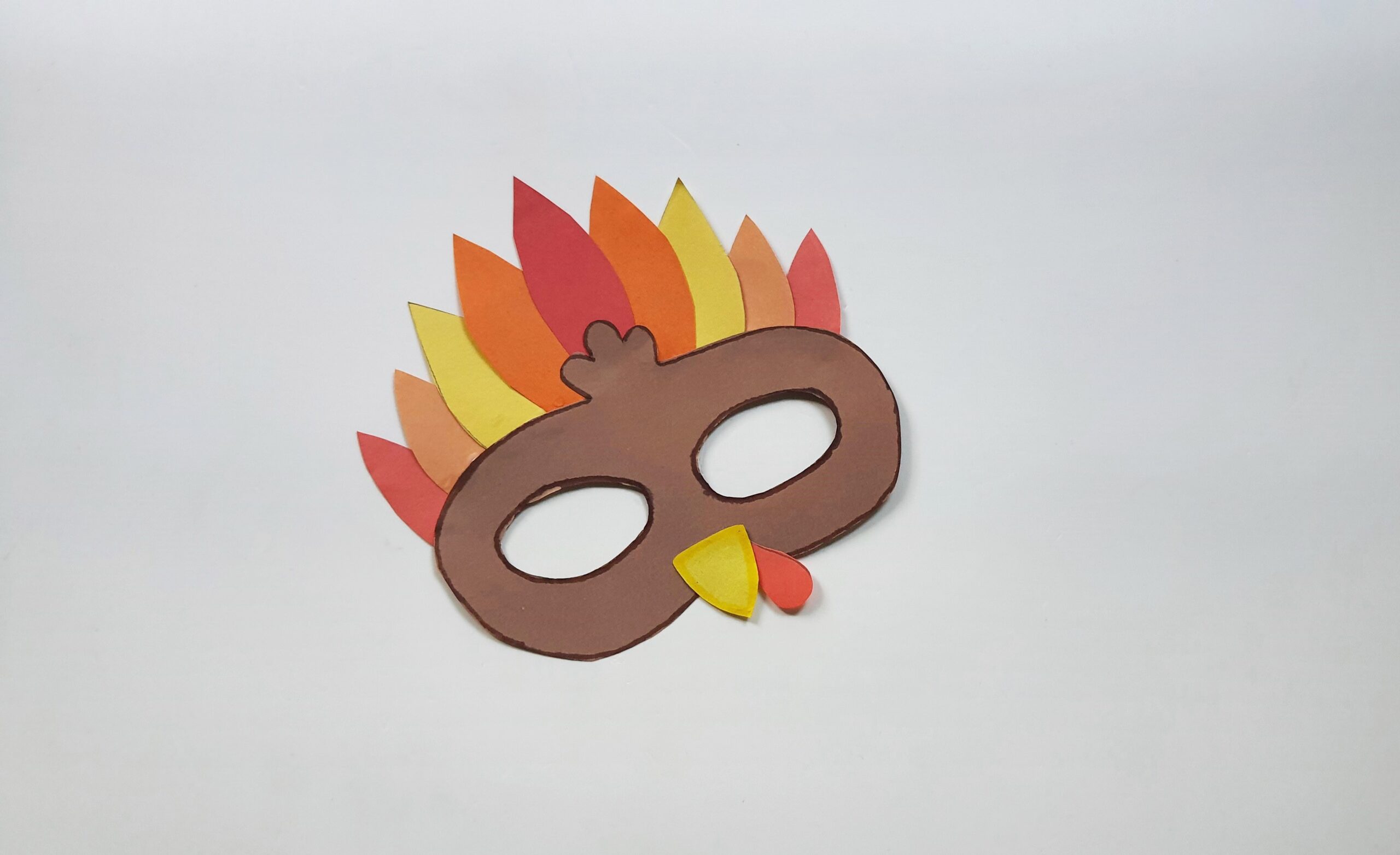 Thanksgiving Turkey Mask - Creative Cynchronicity