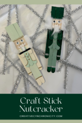 Craft Stick Nutcracker - Creative Cynchronicity