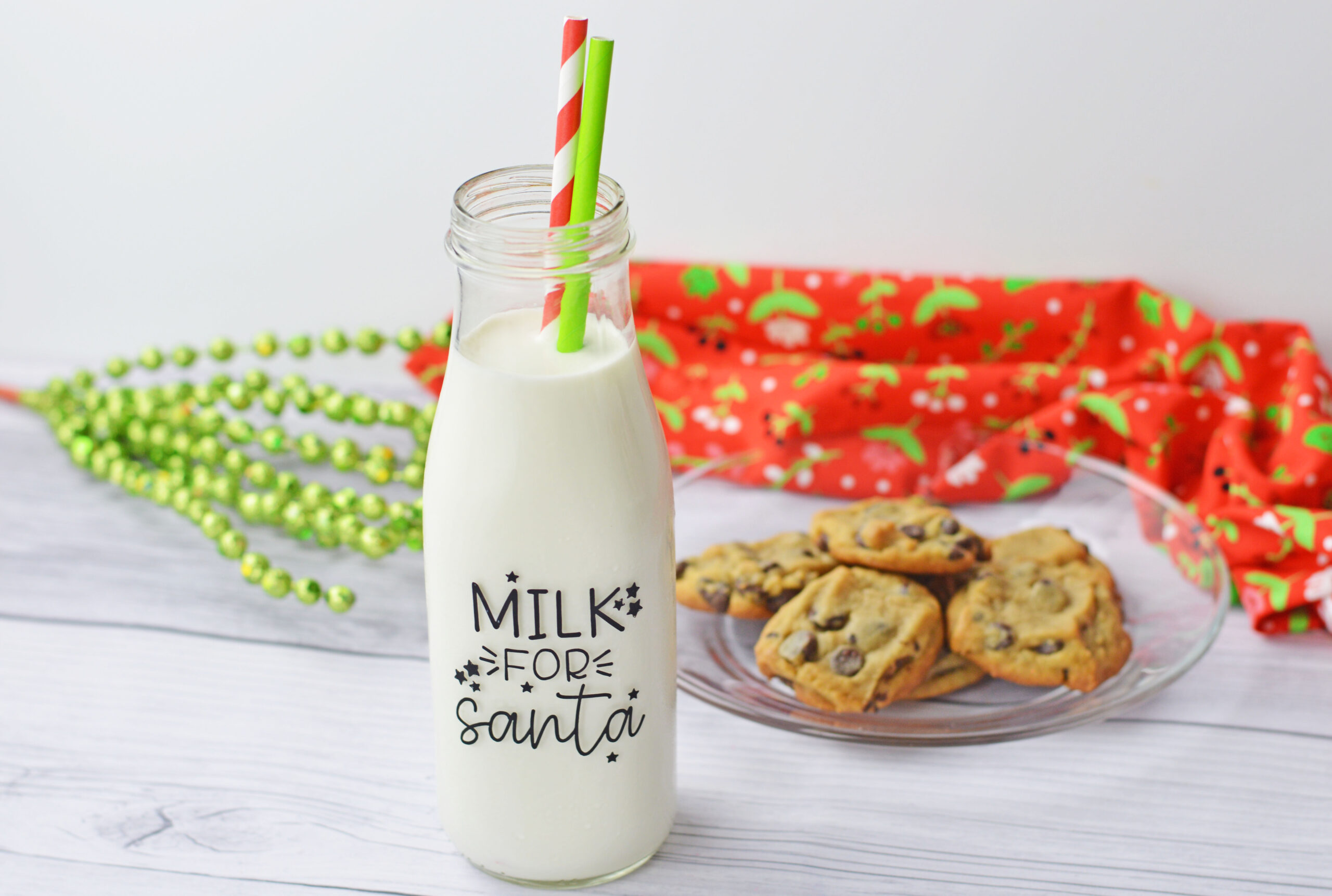 Milk for Santa Cricut Craft - Creative Cynchronicity
