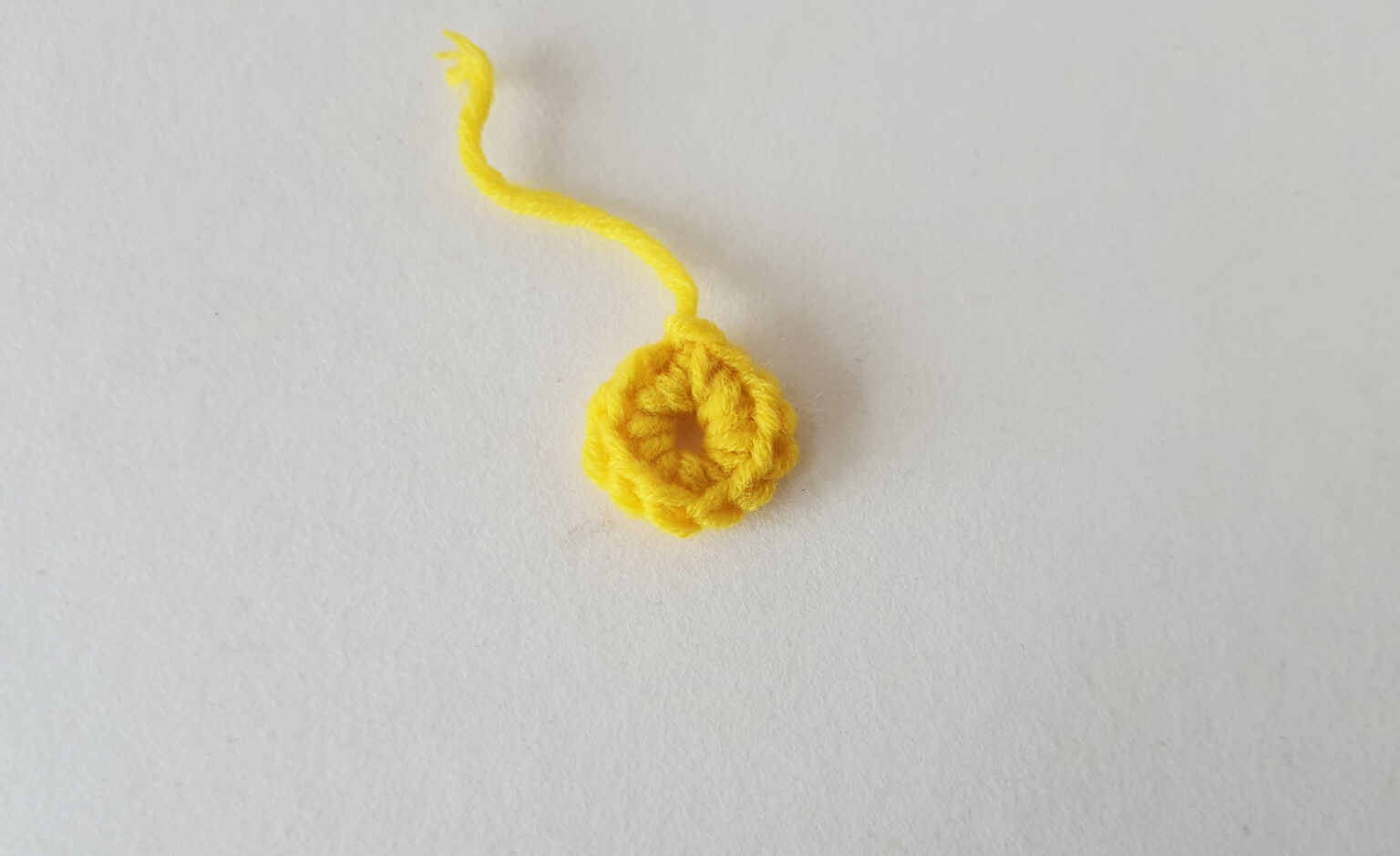 Crocheted Puff Flower - Creative Cynchronicity