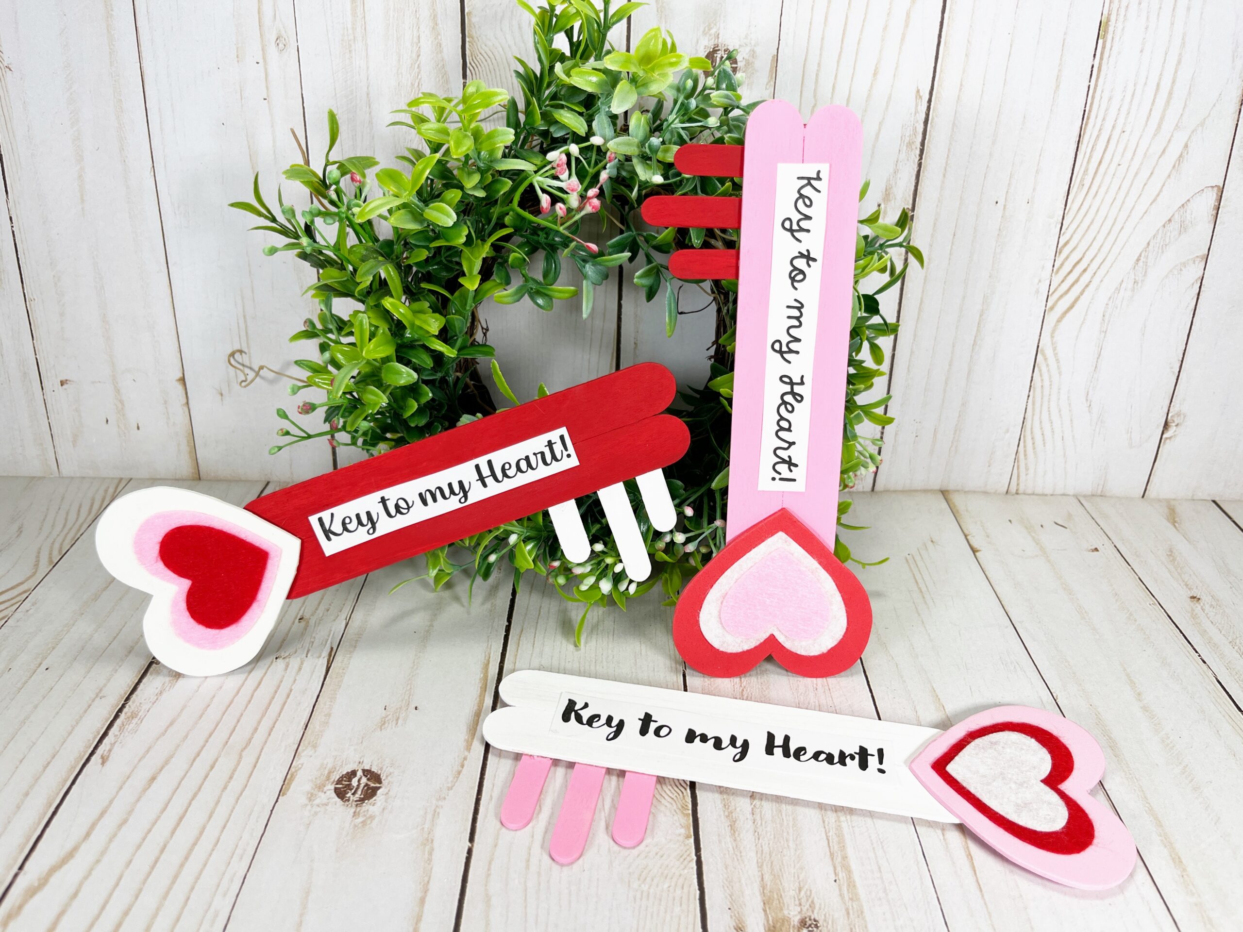 Craft Stick Key to my Heart - Creative Cynchronicity