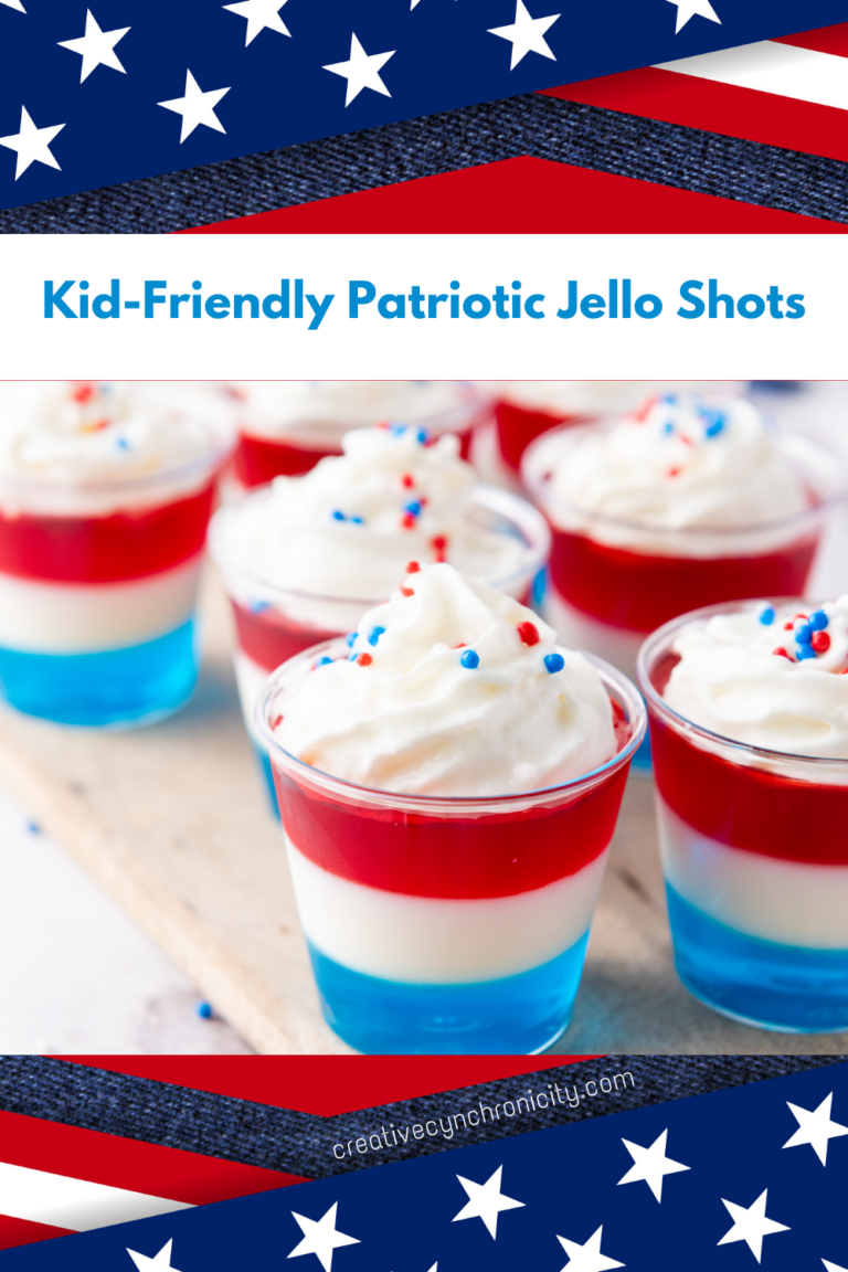 Kid-Friendly Patriotic Jello Shots - Creative Cynchronicity