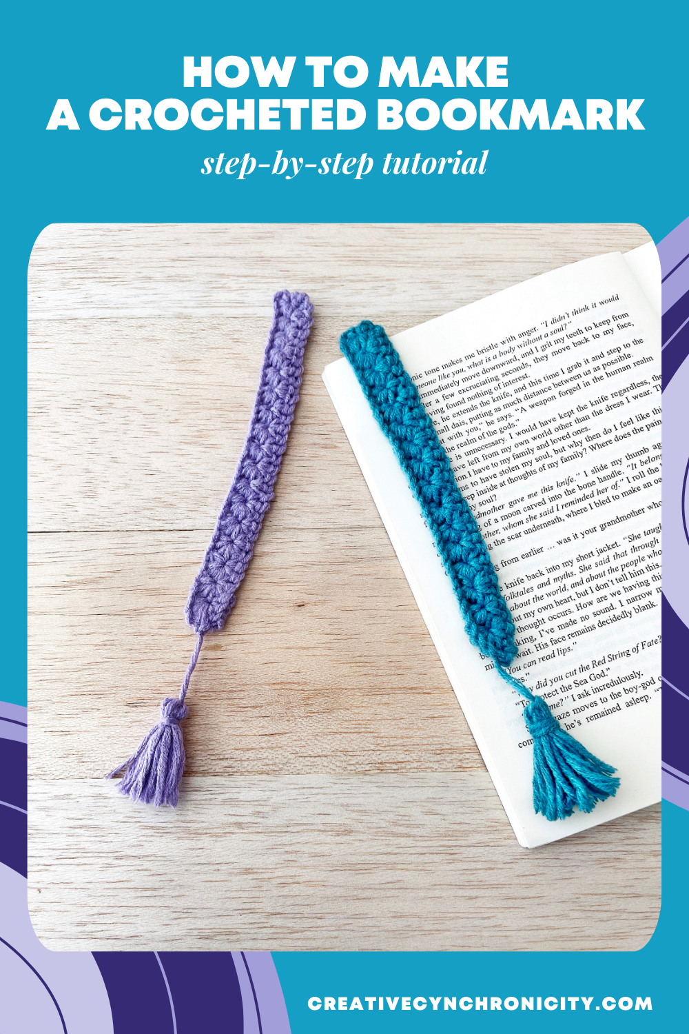 Easy Crocheted Bookmark - Creative Cynchronicity