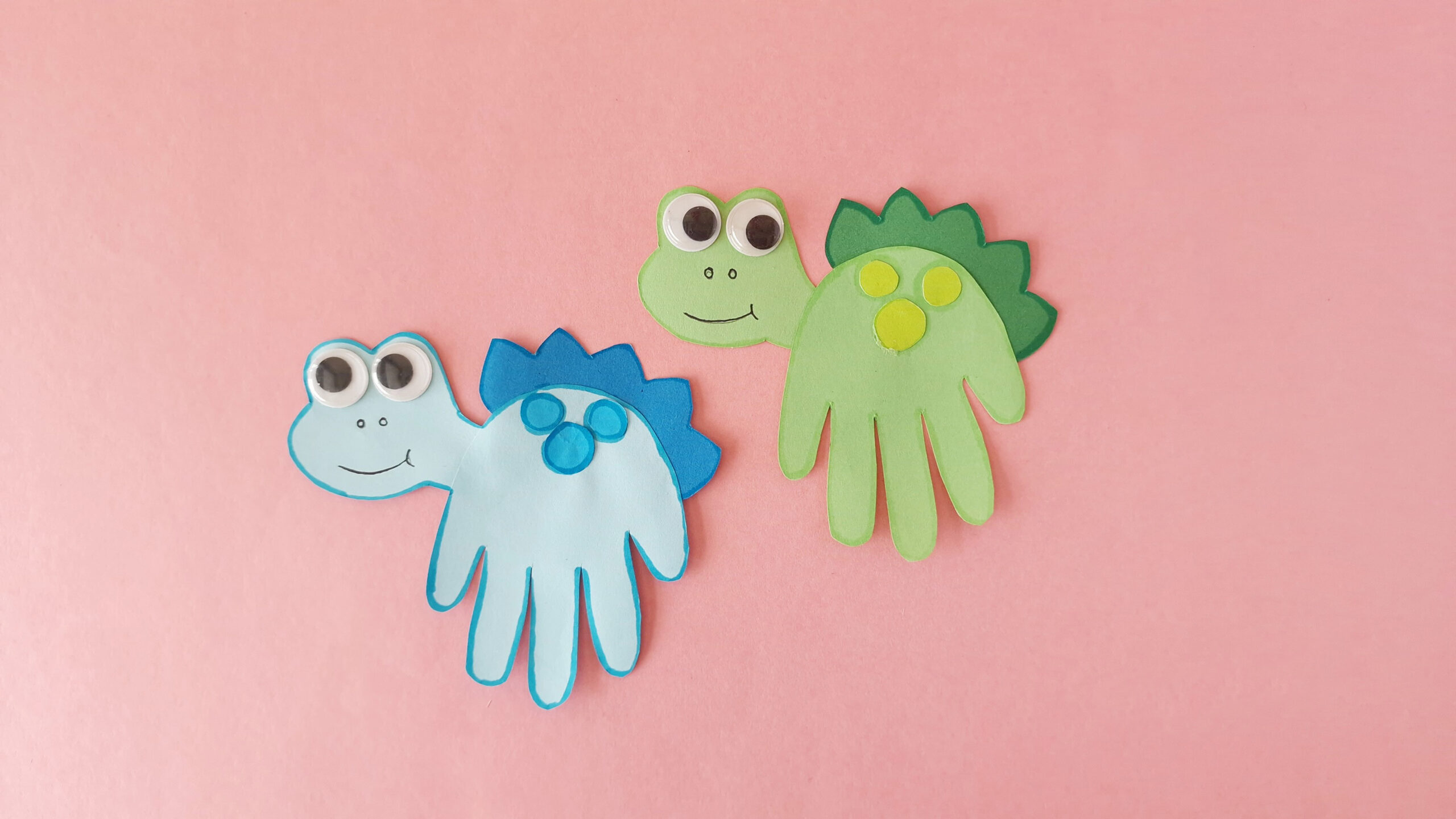 Handprint Dinosaurs - Creative Cynchronicity