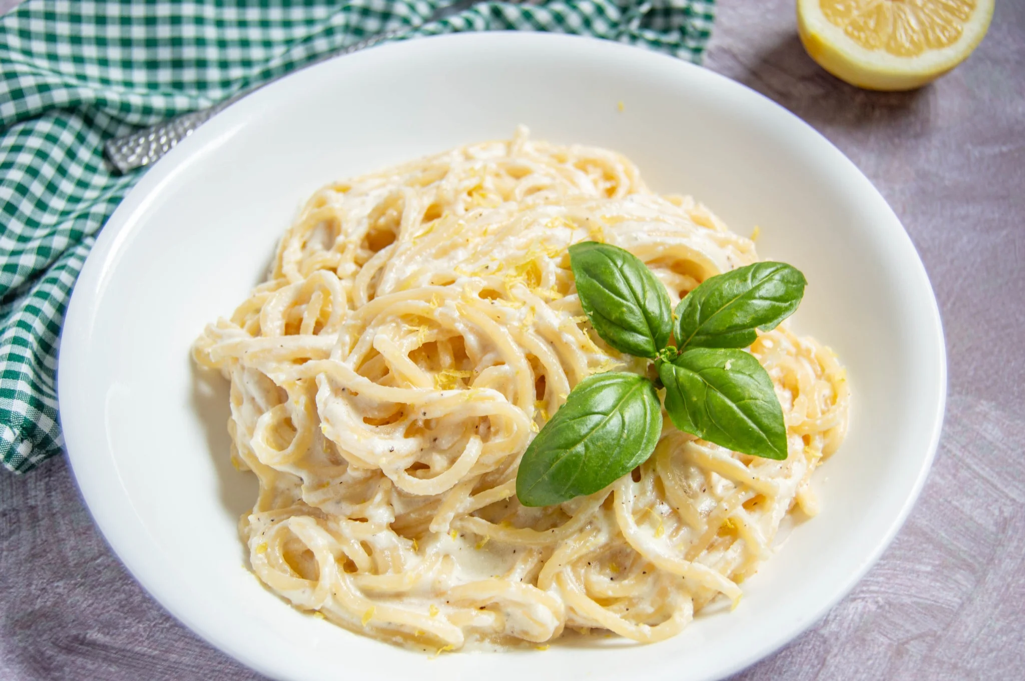 Lemon Ricotta Spaghetti - Creative Cynchronicity